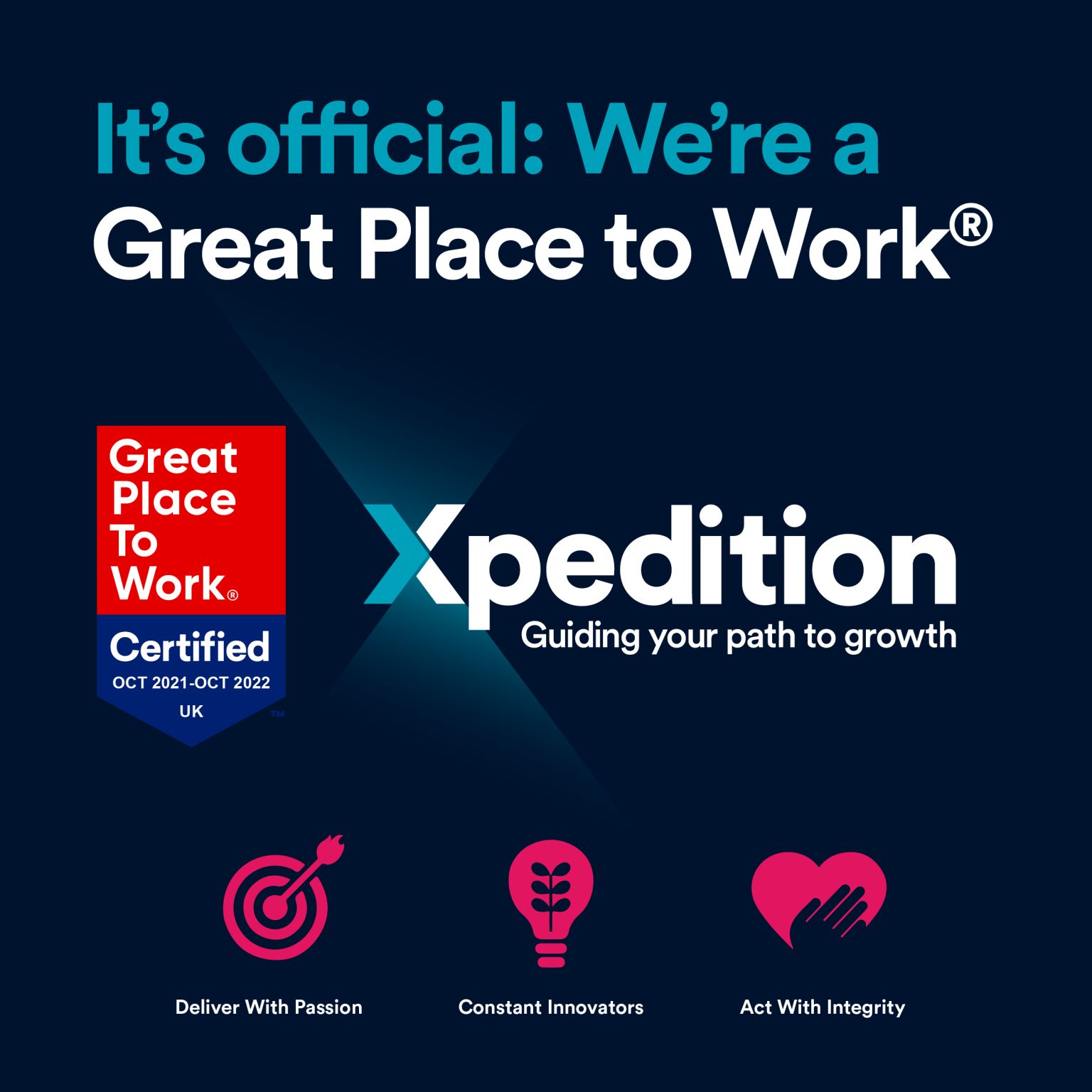 Xpedition is a Great Place to Work® - Xpedition