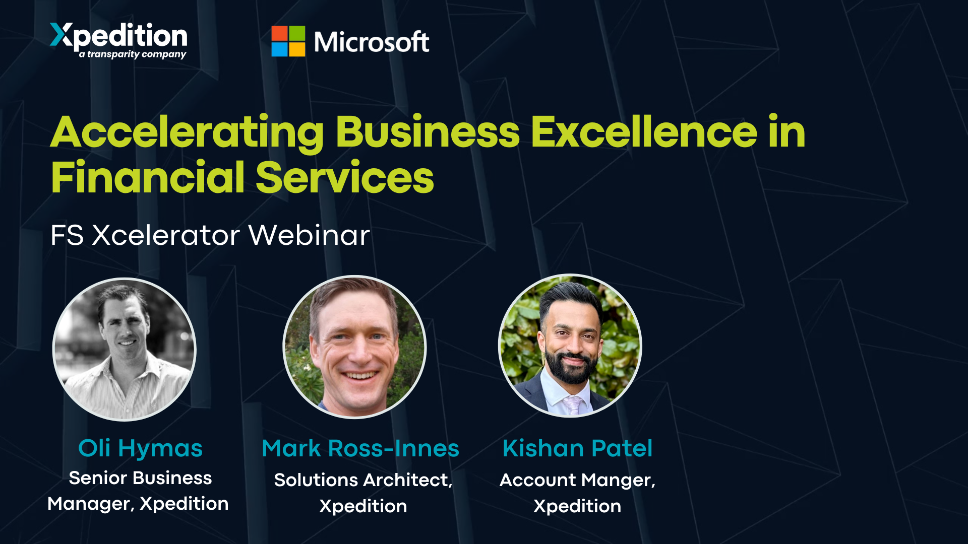 On-Demand FS Xcelerator Webinar: Accelerating Business Excellence in ...